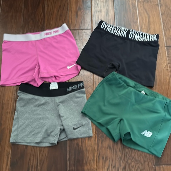 Nike | Shorts | Four Pairs Of Name Brand Workout Running Workout Shorts ...